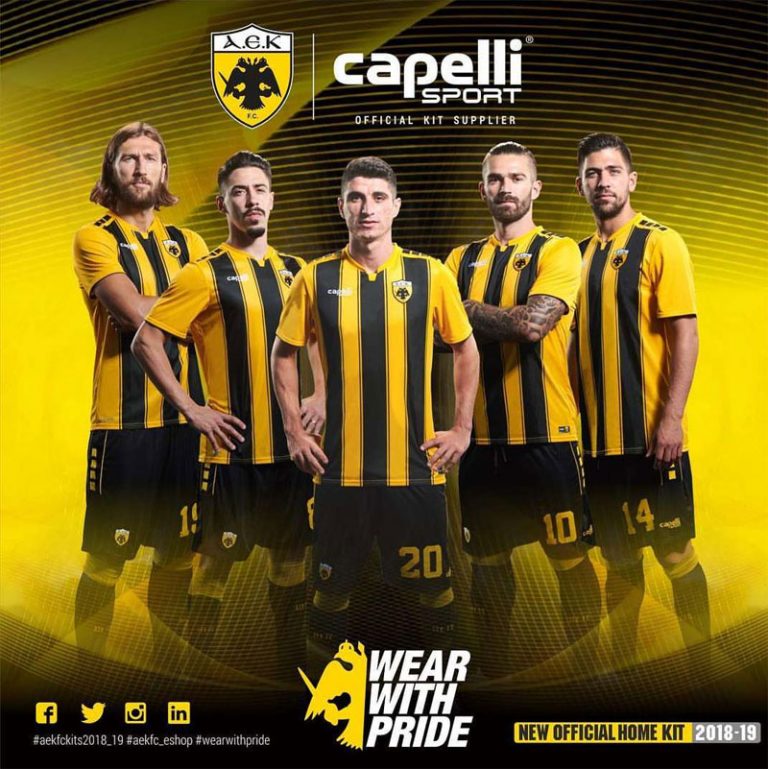 AEK Athens 2018-19 Home Away Third Kit | Football Shirt News